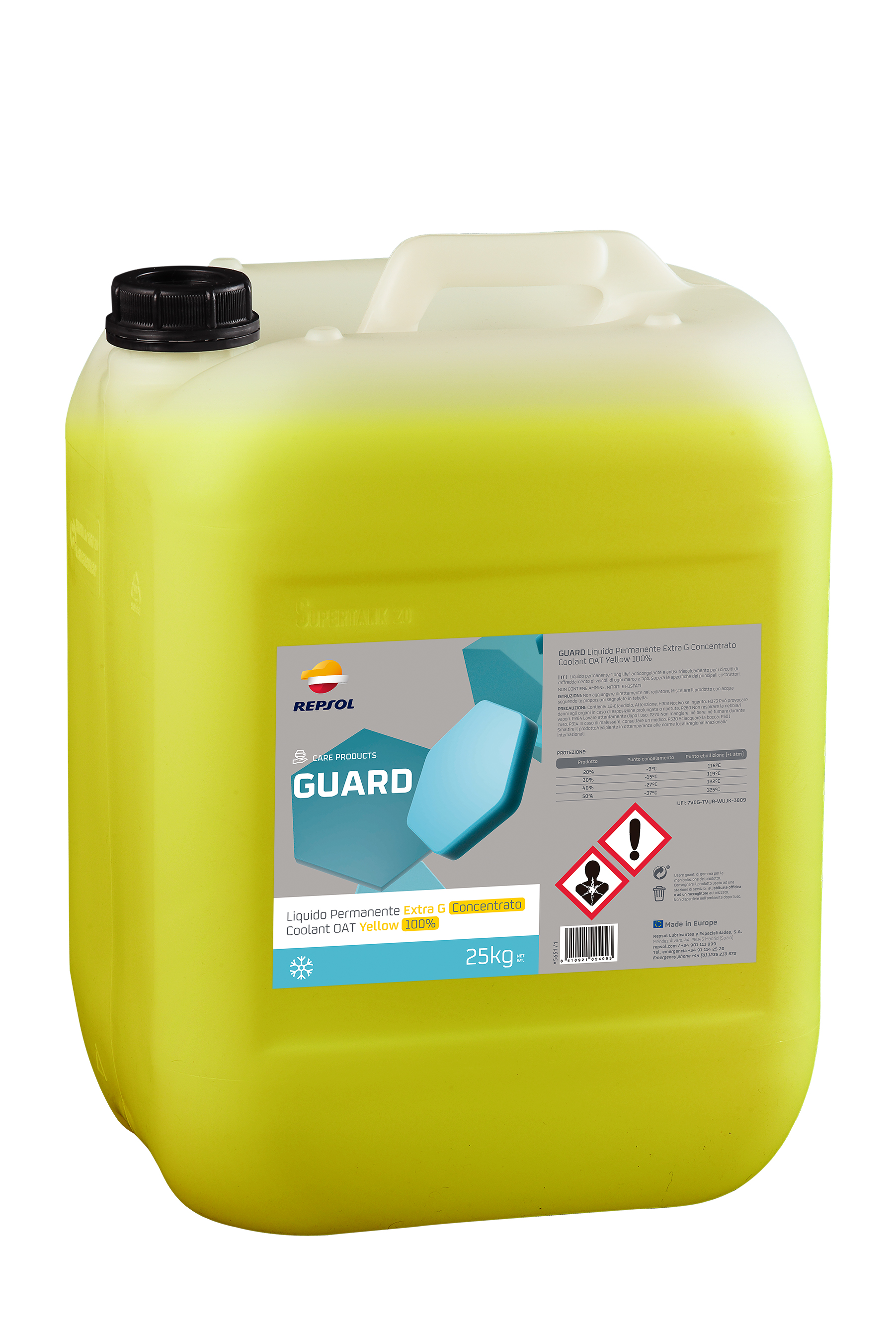Lubricant oil: GUARD LIQUIDO PERMANENTE EXTRA G CONCENTRATO | Repsol