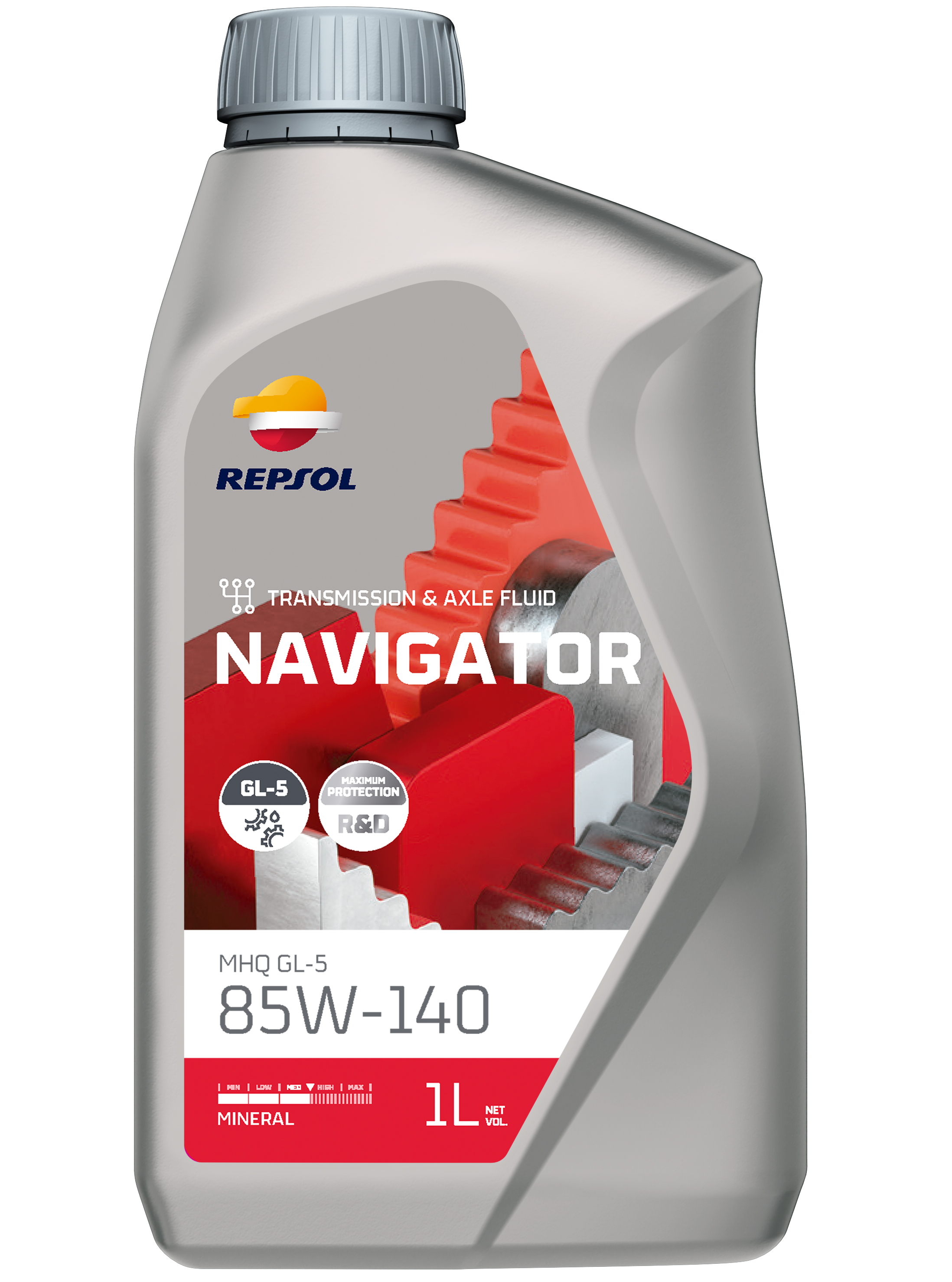 Lubricant oil: NAVIGATOR MHQ GL-5 85W-140 | Repsol